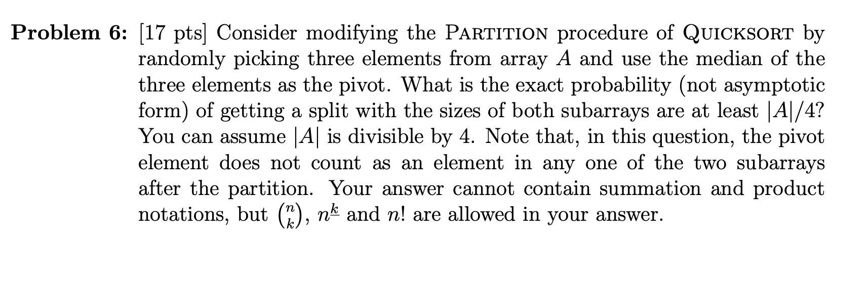 Solved Consider modifying the Partition procedure of | Chegg.com Solved Consider modifying the Partition procedure of | Chegg.com