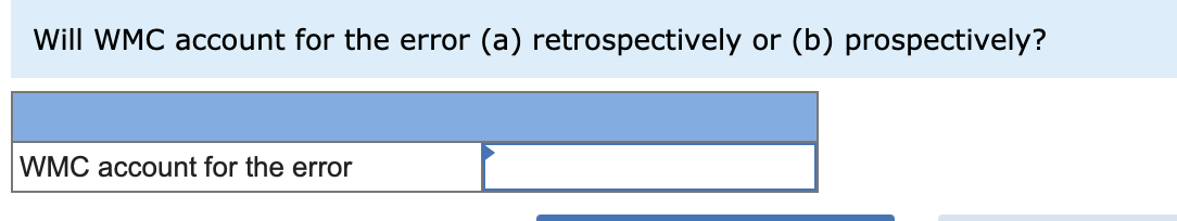 Solved During 2021, WMC Corporation discovered that its | Chegg.com