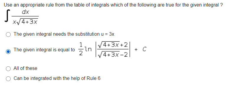 Solved TABLE OF INTEGRALS Forms Involving a + bu 213 a + bu | Chegg.com