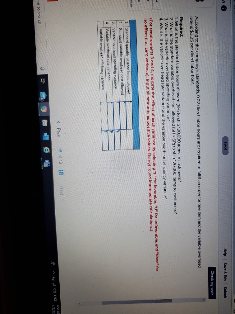 Solved Saved Ch 10 HW Help Save & Exit Subm Check my work 18 | Chegg.com