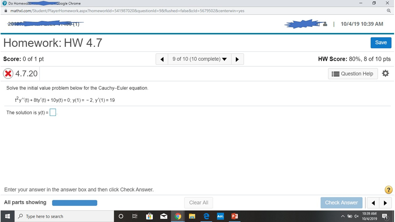 Solved - O Do Homework -soogle Chrome | Chegg.com
