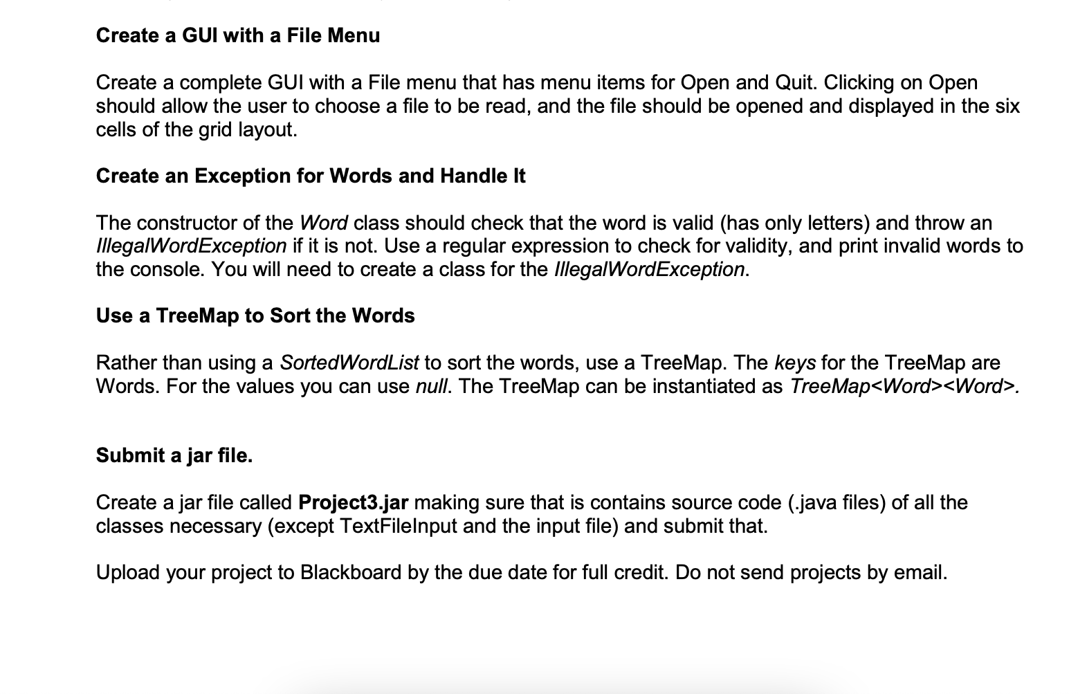 Create a GUI with a File Menu Create a complete GUI | Chegg.com