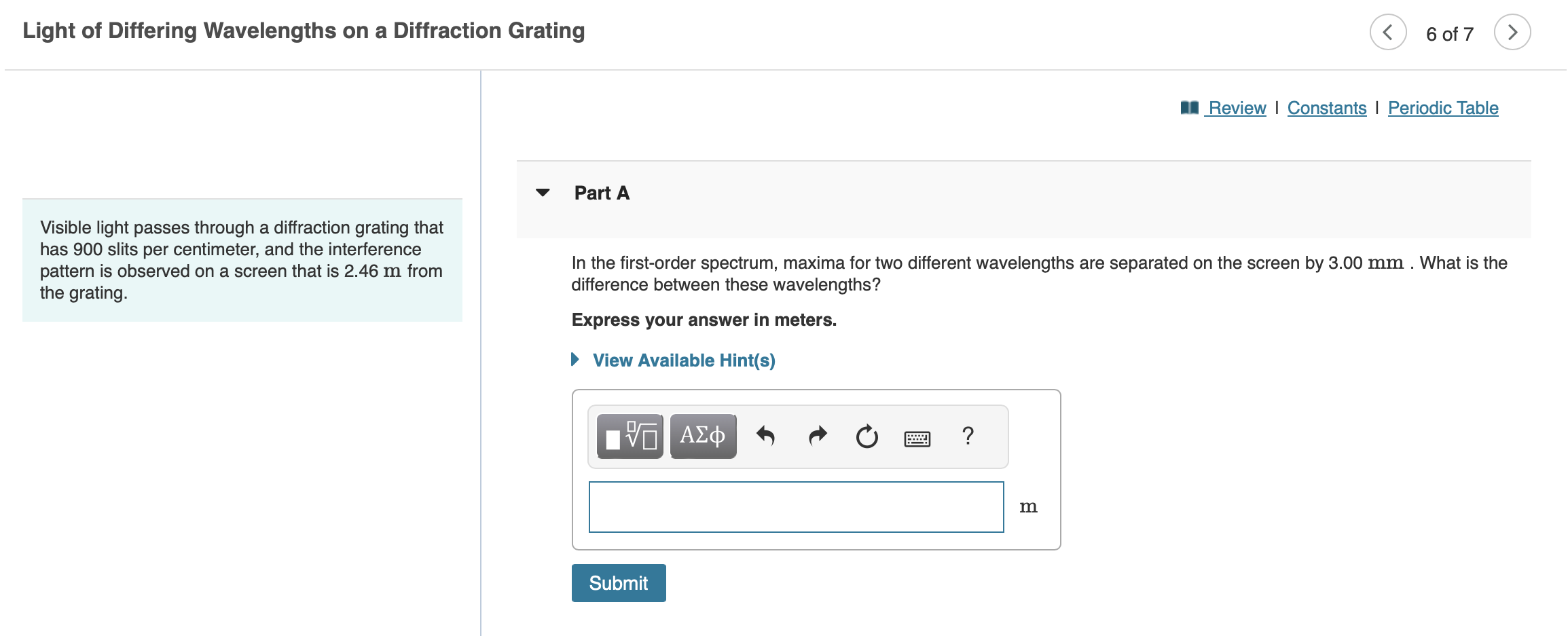 Solved Light of Differing Wavelengths on a Diffraction | Chegg.com