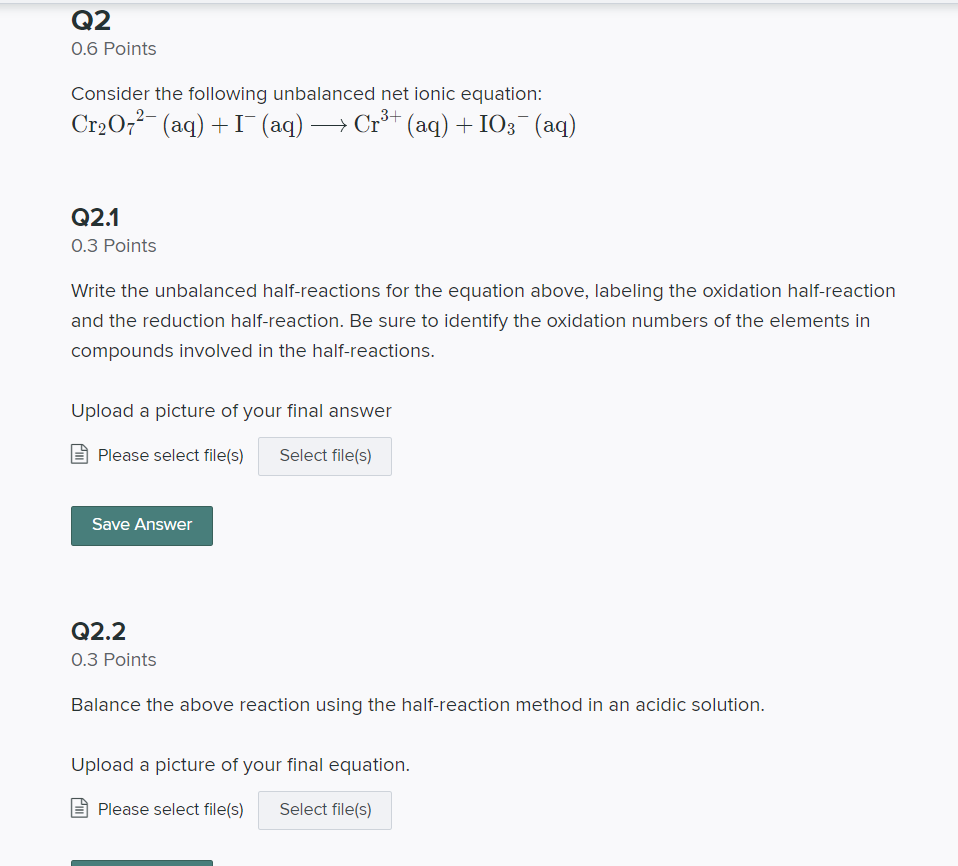 Solved Q2 0.6 Points Consider the following unbalanced net | Chegg.com