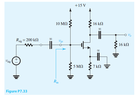 Solved *7.33 Figure P7.33 shows a discrete-circuit | Chegg.com