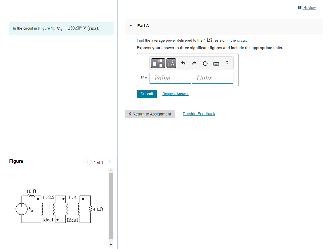 Solved Find the average power delivered to the 4 Kohm | Chegg.com