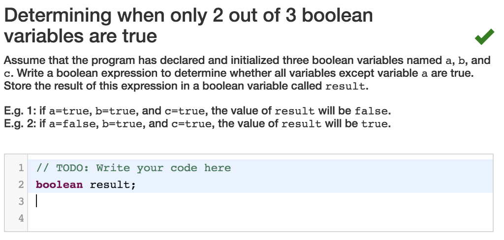 Solved Determining When Only 2 Out Of 3 Boolean Variables 5152