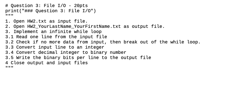 HW2.txt 1 22 333 4444 55555 666666 # Question 3: | Chegg.com