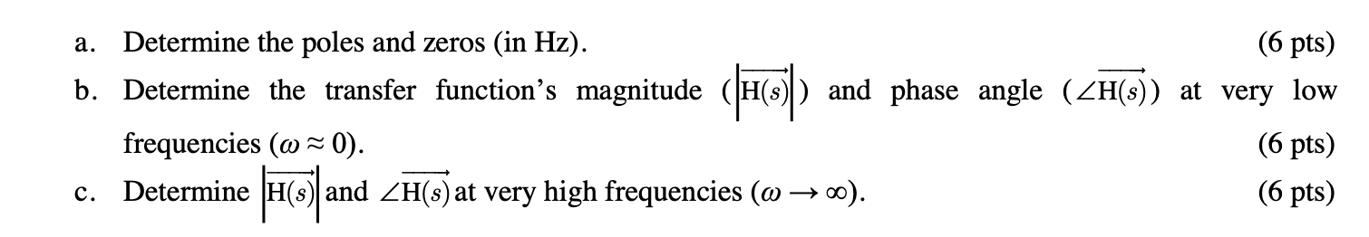 Solved TABLE 1: TRANSFER FUNCTIONS FOR PROBLEM 1 | Chegg.com