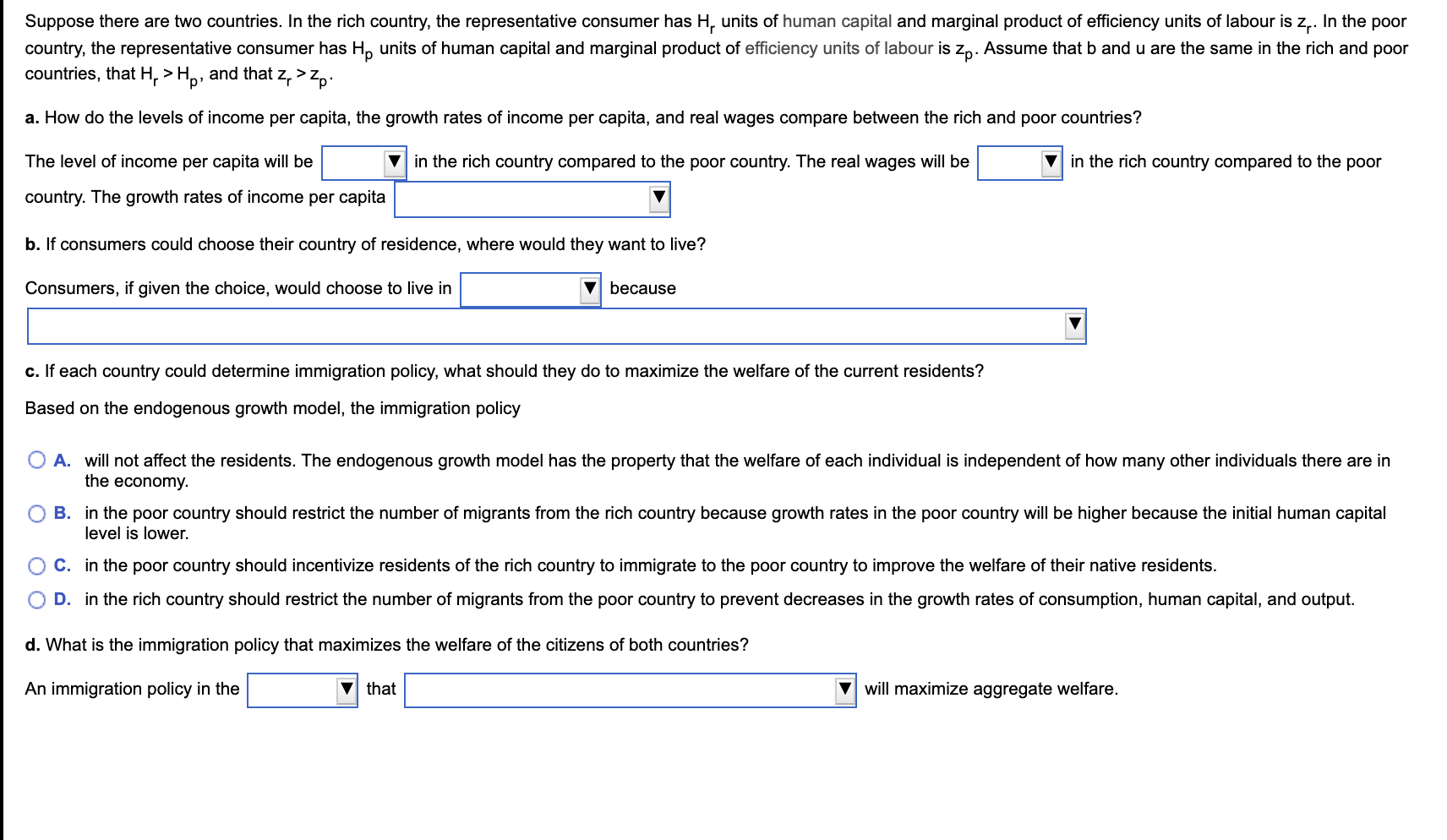 Solved part a: first blank: higher/ the same/ lower second | Chegg.com