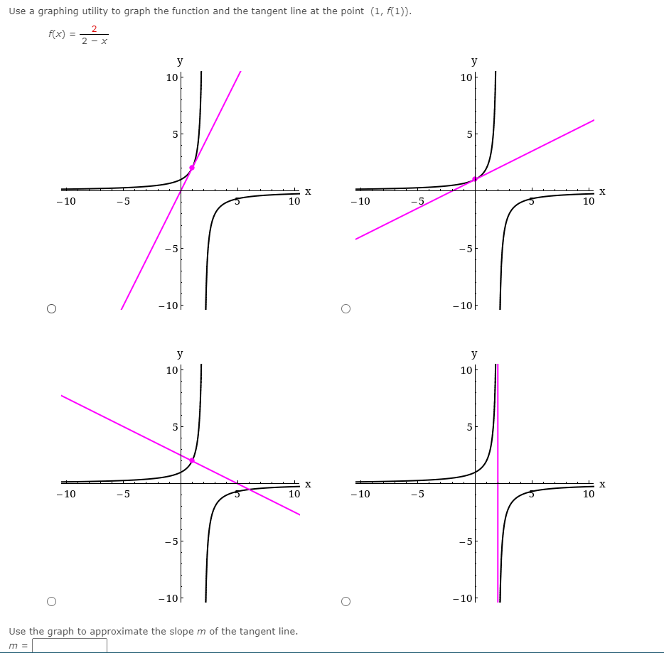 Solved Use a graphing utility to graph the function and the | Chegg.com