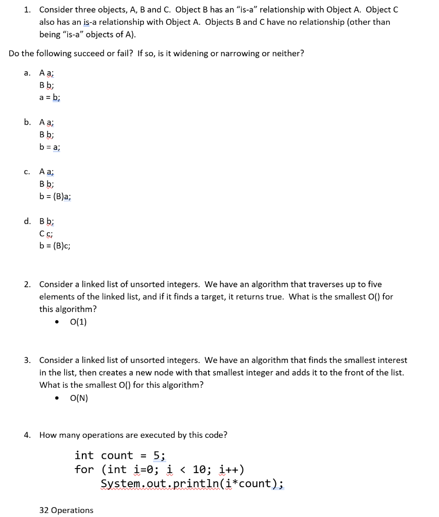 Solved 1 Consider Three Objects A B And C Object B Has 2670