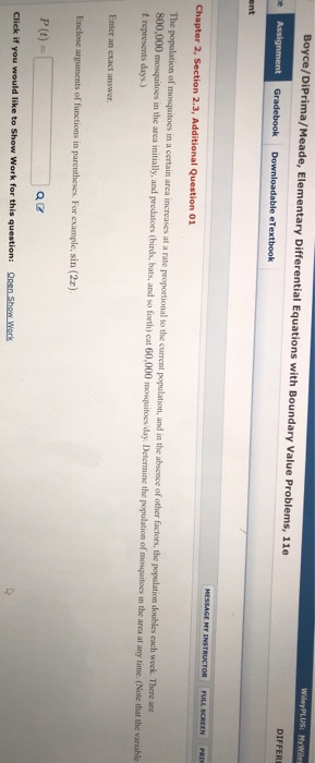 Solved Boyce/DiPrima/Meade, Elementary Differential | Chegg.com