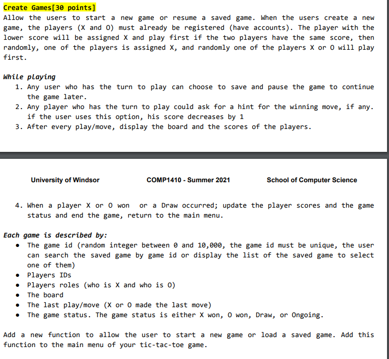 Solved Problem Overview In this assignment, you are required | Chegg.com