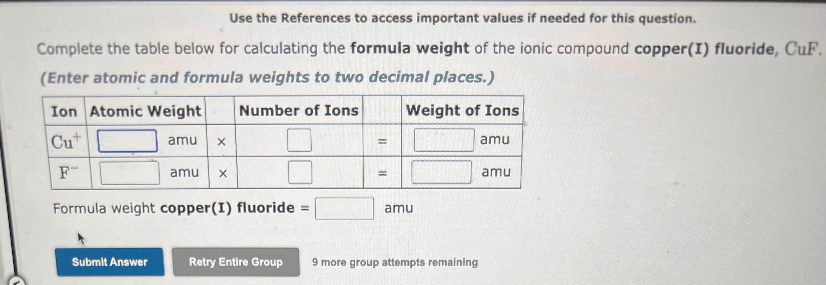 Solved Use the References to access important values if | Chegg.com