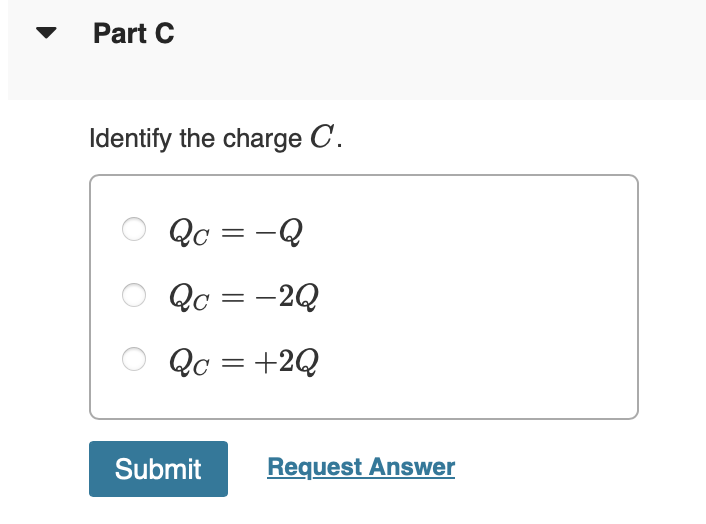 Solved The net charge shown in the figure is +Q. Identify | Chegg.com