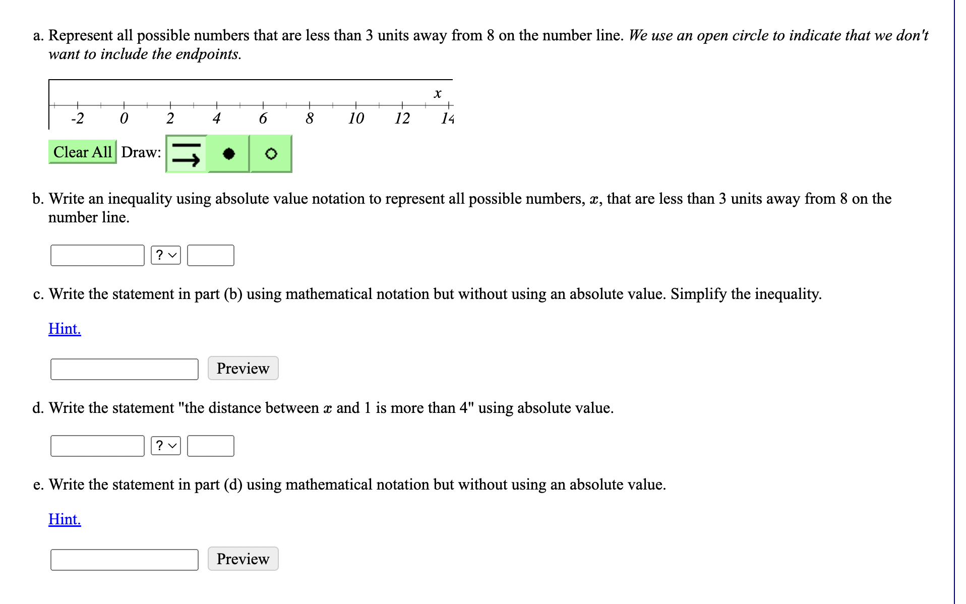 Solved a. ﻿Represent all possible numbers that are less than | Chegg.com