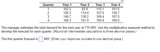 Solved Question content areaPart 1The manager of a utility | Chegg.com