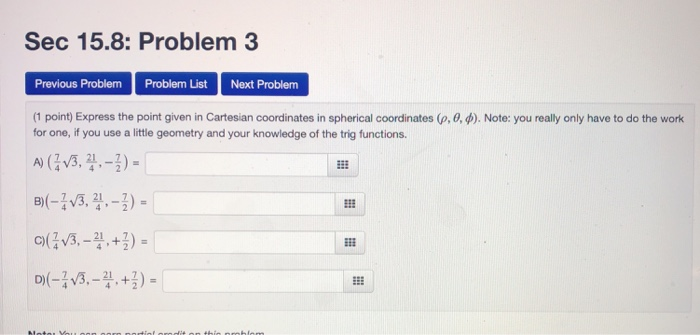 Solved Sec 158 Problem 3 Previous Problemproblem List Next