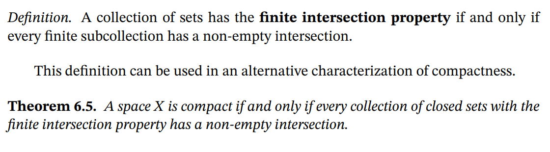 Solved Definition. A collection of sets has the finite | Chegg.com