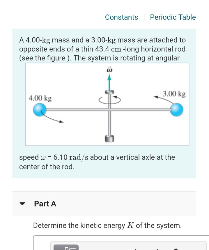 Solved A 4.00-kg mass and a 3.00-kg mass are attached to | Chegg.com