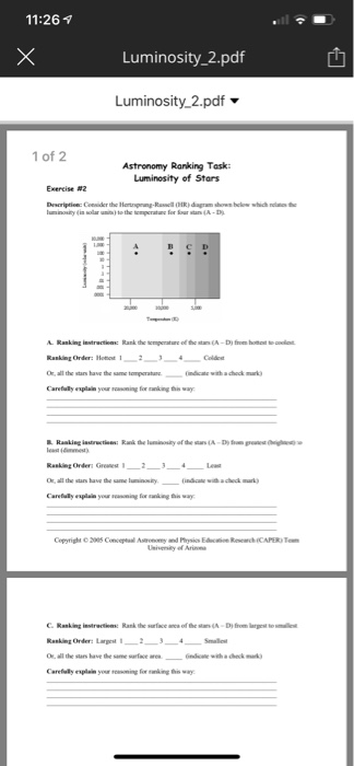 11:26 Luminosity_2.pdf Luminosity 2.pdf 1 of 2 | Chegg.com