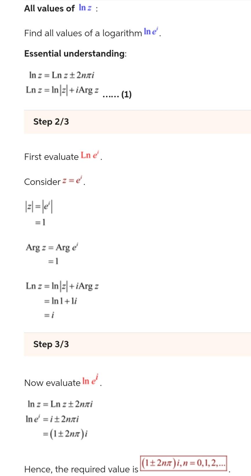 Solved can help to explain on step 2 on why the |z|=1 and | Chegg.com
