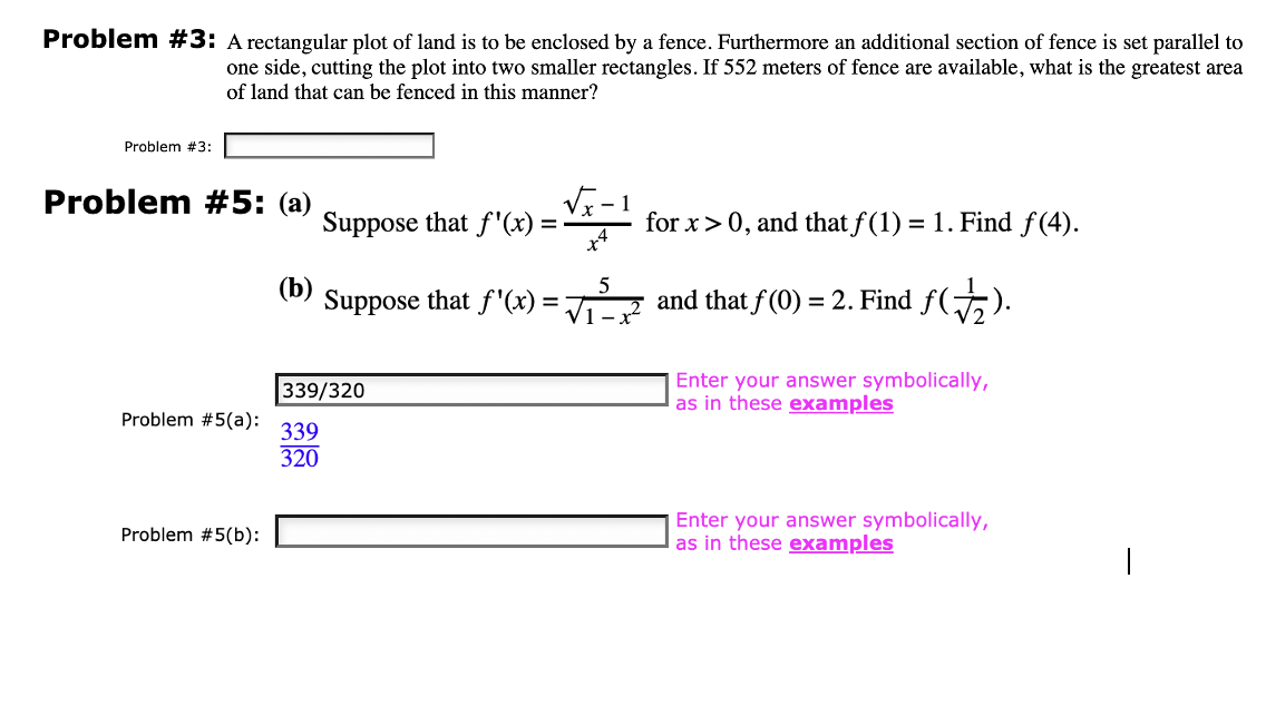 Solved Problem #3: A rectangular plot of land is to be | Chegg.com