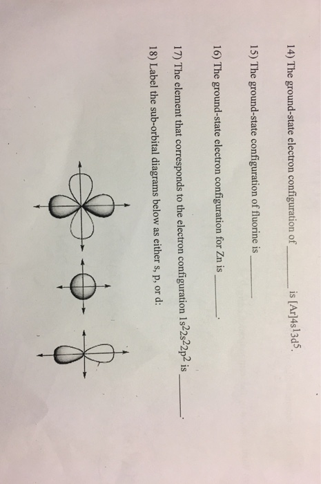 Solved How do I solve electron configuration (questions | Chegg.com Solved How do I solve electron configuration (questions | Chegg.com