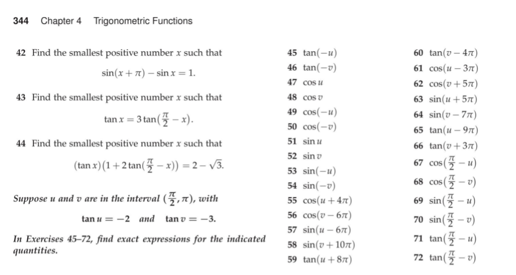 Solved Following the instructions for exercises 45-72. Can | Chegg.com