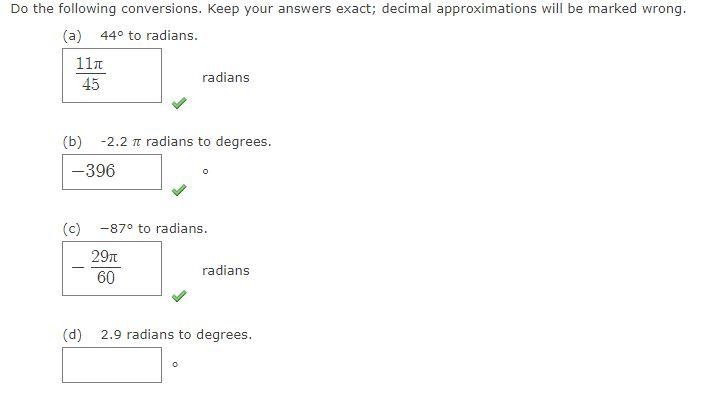 Solved Do the following conversions. Keep your answers | Chegg.com