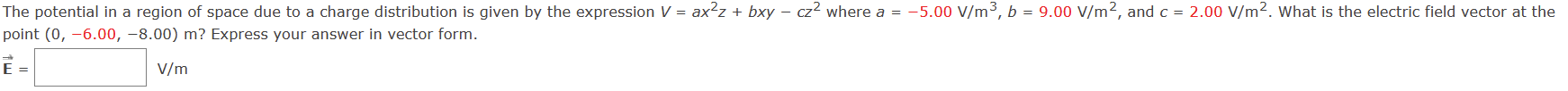 Solved point \\( (0,-6.00,-8.00) \\mathrm{m} \\) ? Express | Chegg.com