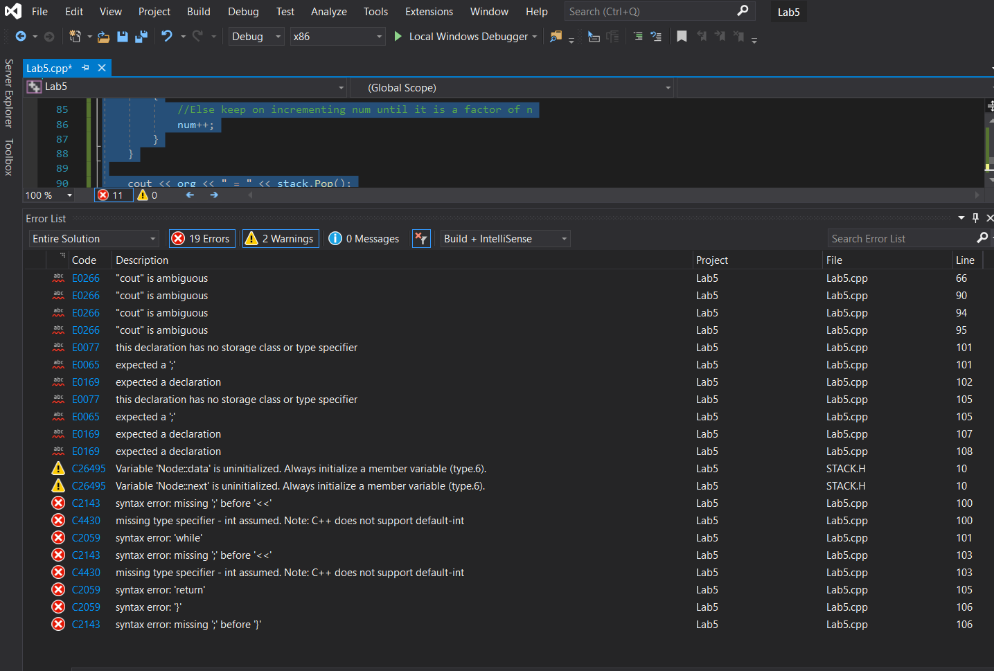 Solved i have errors im code can you fix it pls im | Chegg.com