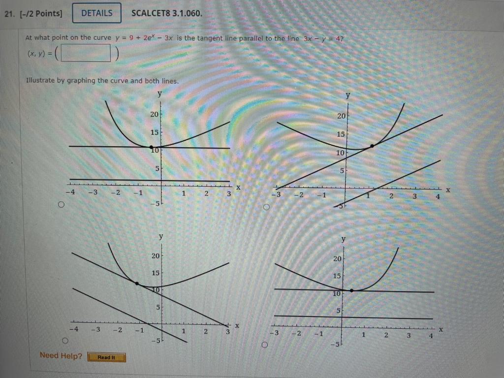 Solved 20. [1/2 Points] DETAILS PREVIOUS ANSWERS SCALCET8 | Chegg.com