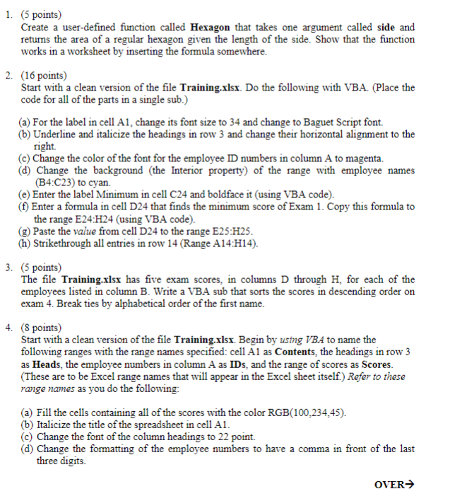 Solved 1. (5 points) Create a user-defined function called | Chegg.com