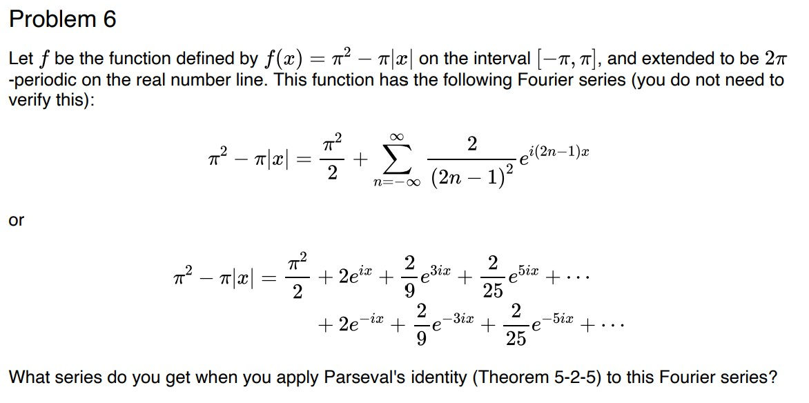 Solved Problem 6 Let f be the function defined by f(x) = 72 | Chegg.com