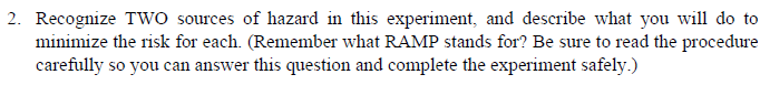 Solved 2. Recognize TWO sources of hazard in this | Chegg.com
