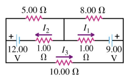 Solved Calculate the three currents indicated in the | Chegg.com