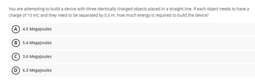 Solved You are attempting to build a device with three | Chegg.com