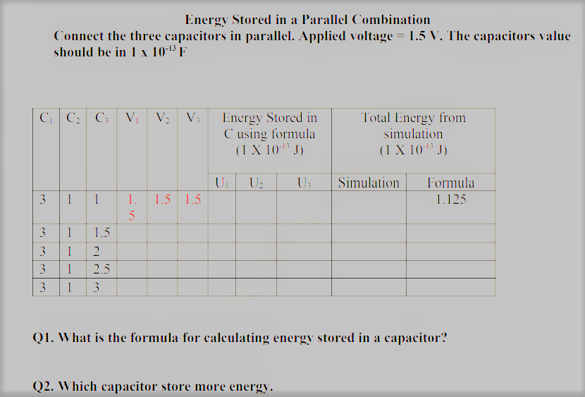 Solved 1. What is the formula for the capacitance of a | Chegg.com