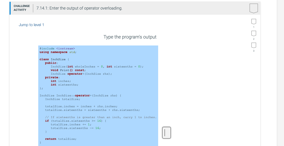 CHALLENGE ACTIVITY 7.10.1: Enter the output of the | Chegg.com