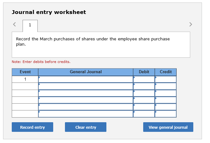Solved In order to encourage employee ownership of the | Chegg.com