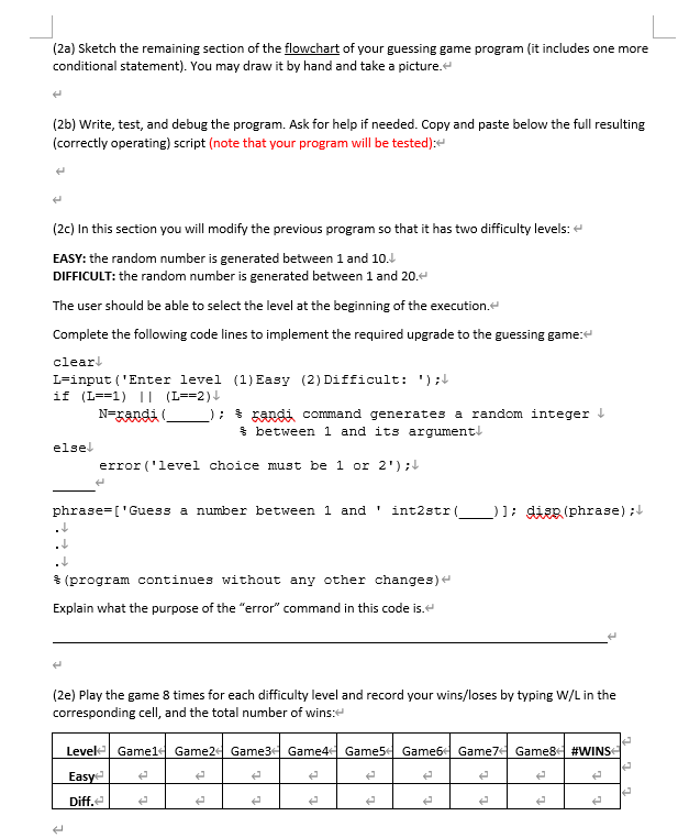 Solved Exercise 2: A simple guessing game ↓ This exercise | Chegg.com