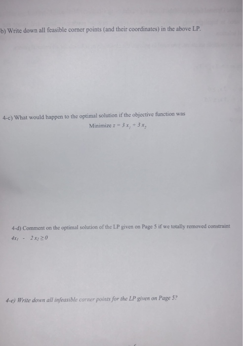 Solved 4-a) Find the Optimal Solution of the following model | Chegg.com