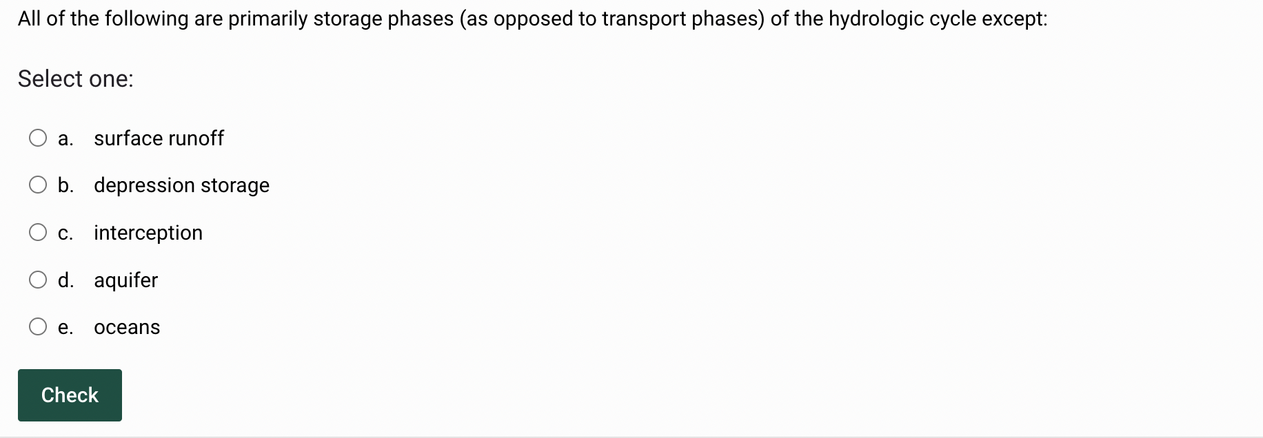 Solved All of the following are primarily storage phases (as | Chegg.com