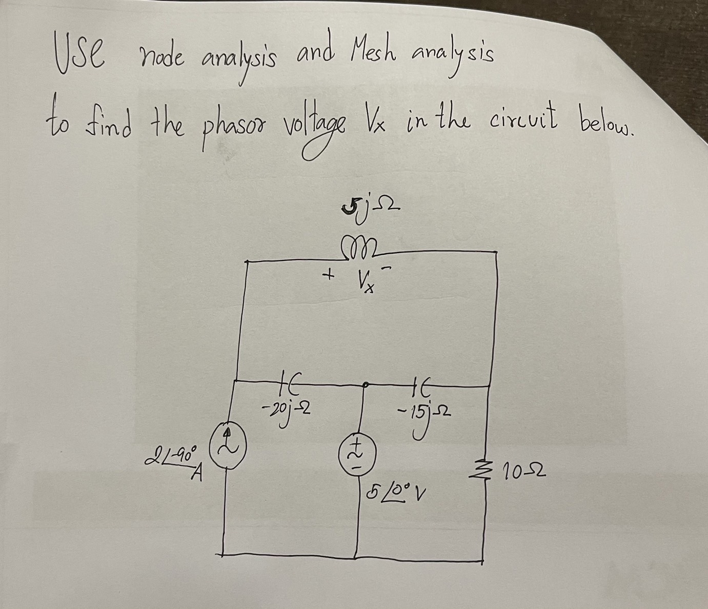 Solved Use node analysis and Mesh analysis to find the | Chegg.com