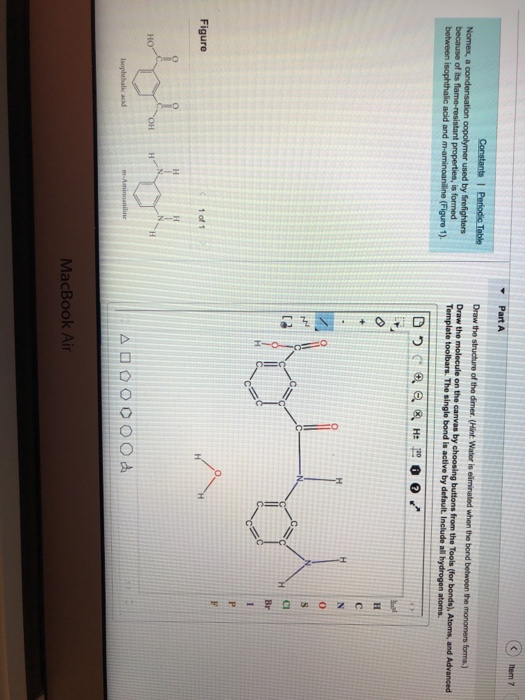 Solved Draw the structure of the dimer. (Hint: Water is | Chegg.com