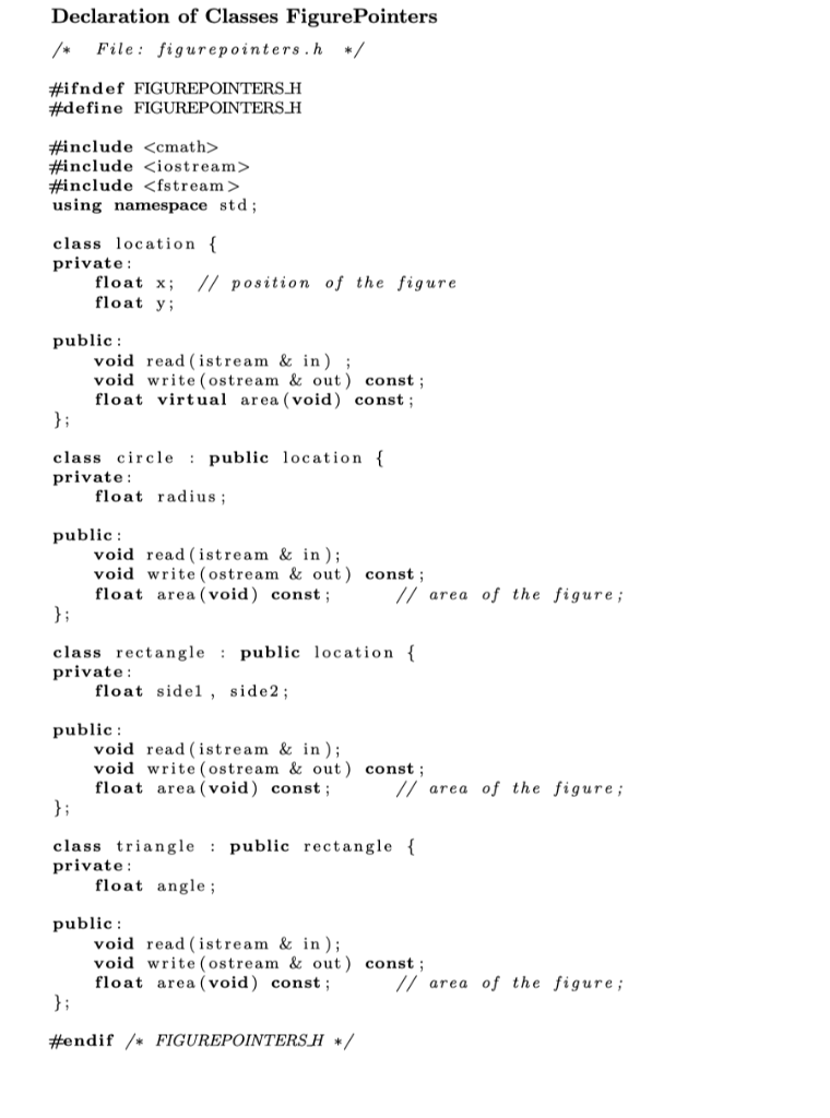 3. In the program figurespointers we have a base | Chegg.com
