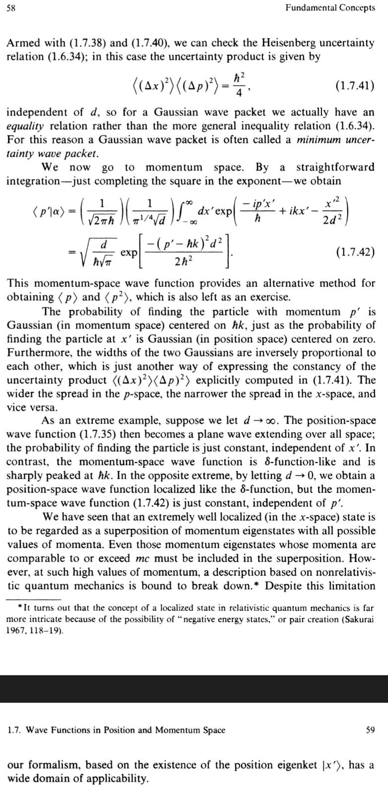 Solved Gaussian Wave Packets It is instructive to look at a | Chegg.com