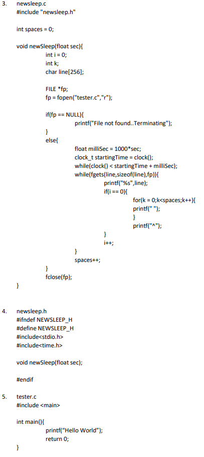 Language C How to modify the codes below for the | Chegg.com